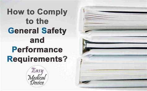 Gspr General Safety And Performance Requirements Eu Mdr And Ivdr