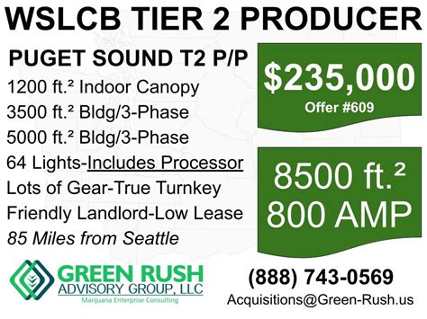 westside 64 light i 502 wslcb indoor t2 cannabis producer processor for