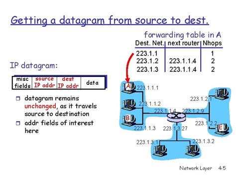 the internet network layer host router network layer