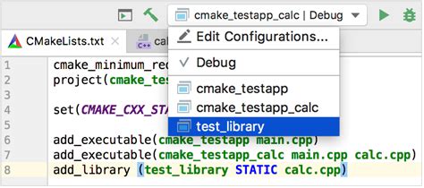 Quick Cmake Tutorial Clion