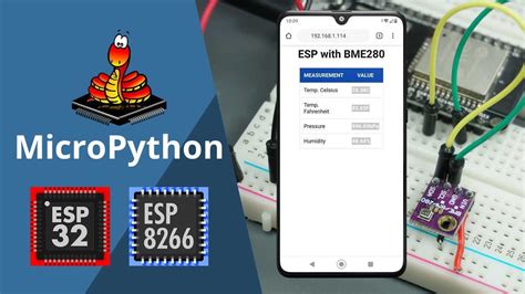 MicroPython Serveur Web ESP ESP BME Station météo