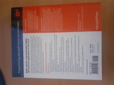 Programming Microsoft Azure Service Fabric 73964885