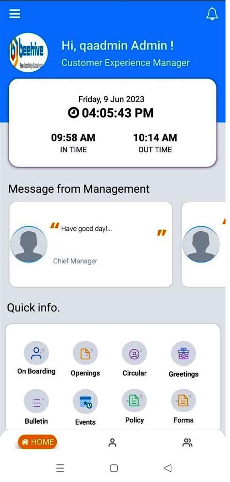 Beehive Hrms Mobile App For Ios And Android Devices In 2025