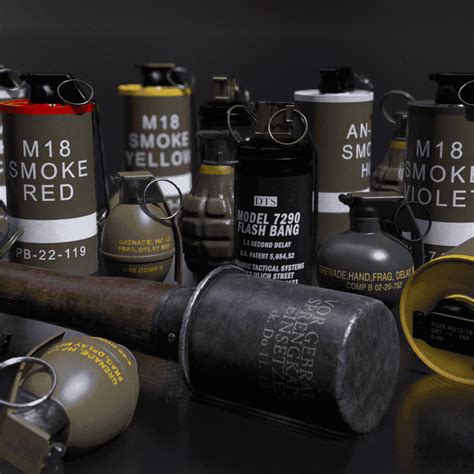 Grenade Pack 01 Unreal Engine Asset