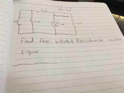 Solved Find The To Total Resistance In The Figure Chegg Com