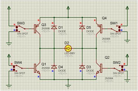 H Bridge Circuit Circuit Electronics Circuit Electrical Wiring Diagram
