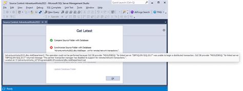 Apply Get Latest To Stored Procedures From A Linked Server