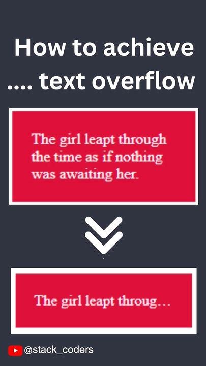 Text Overflow Using Coding Css Shorts Youtube
