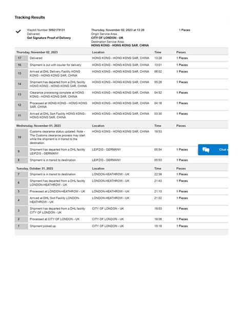 Tracking History Pdf Service Industries