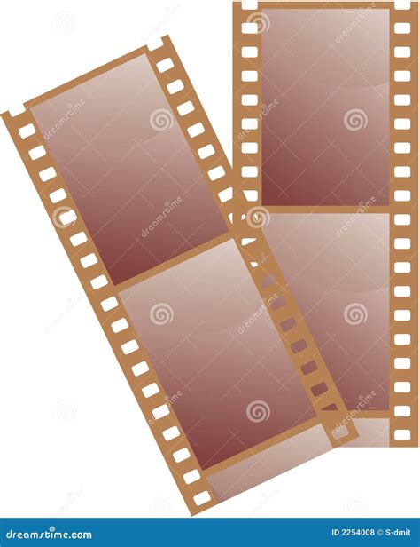 35 mm film. stock vector. Illustration of action, pattern - 2254008