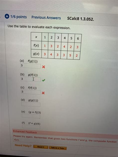 solved 1 6 points previous answers scalc8 1 3 052 use the