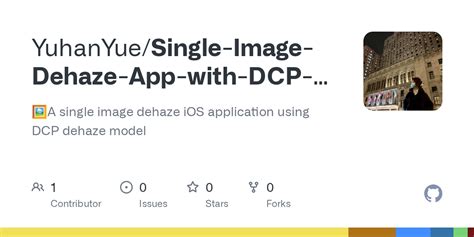 Github Yuhanyuesingle Image Dehaze App With Dcp Model 🖼️a Single