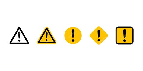 주의 경고 기호 느낌표 주의 벡터 그림 위험 기호 아이콘 프리미엄 벡터