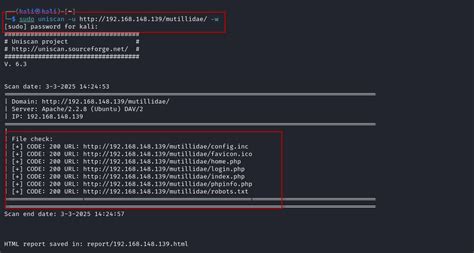 Uniscan Web Vulnerability Scanner On Kali Linux Techarry