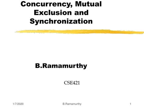 Ppt Concurrency Mutual Exclusion And Synchronization Powerpoint Presentation Id9725797