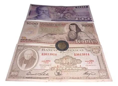 Lote De Billetes Antiguos Mexicanos Meses Sin Interés