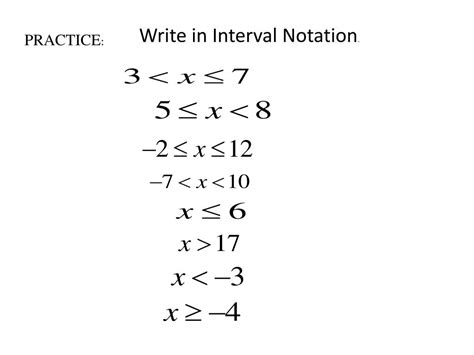 PPT Interval Notation PowerPoint Presentation Free Download ID