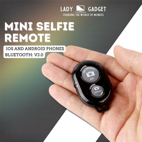 Bluetooth Remote Remote Control Shutter For Smart Phone Camera Wireless Bluetooth Camera Shutter