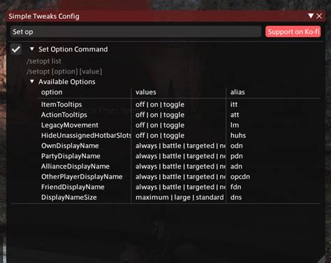 Bug Set Option Command Gamemode Gm Not Displaying · Issue 511 · Caraxisimpletweaksplugin