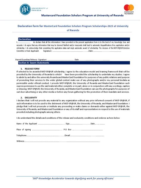 General Applicant Declaration Form2023 Pdf Justice Crime And Violence