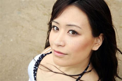 Belle Fille De Plage Asiatique Photo Stock Image Du Oriental Asiatique