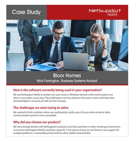 Customers Netsupport Notify