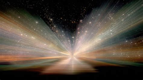 Abstract Background Featuring Vibrant Light Rays Emanating From A Central Point Creating A