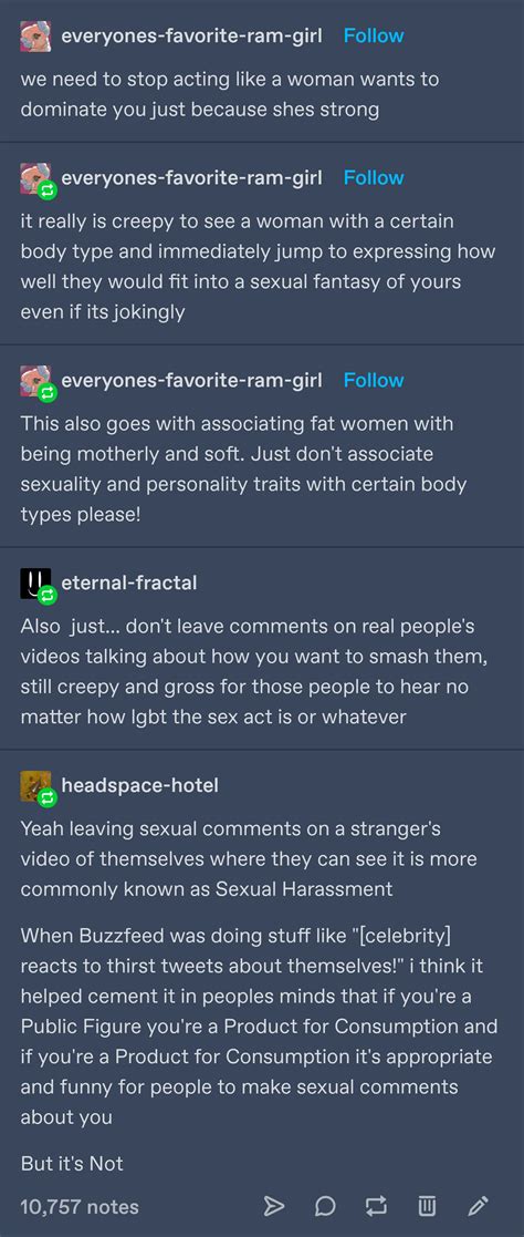 Dont Be Creepy Cw Sexual Harassment Rcuratedtumblr
