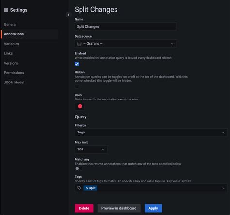 grafana split help center