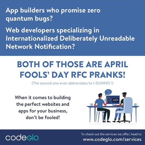 Codeglo On Linkedin Aprilfoolsday Appdevelopment Webdevelopment
