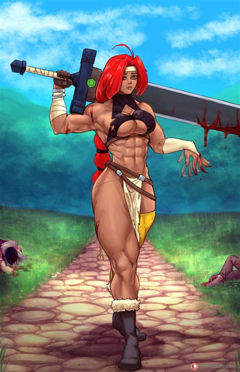 Rule 34 Abs Barbarian Biceps Big Breasts Boots Braid Breasts Busty Cleavage Dark Skinned