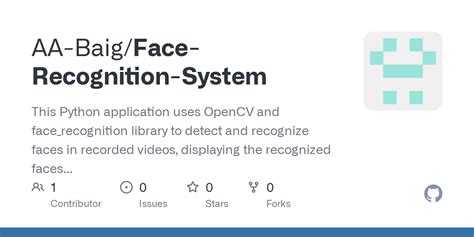 Face Recognition Systemrecordedvideofacerecognitionsystemusing