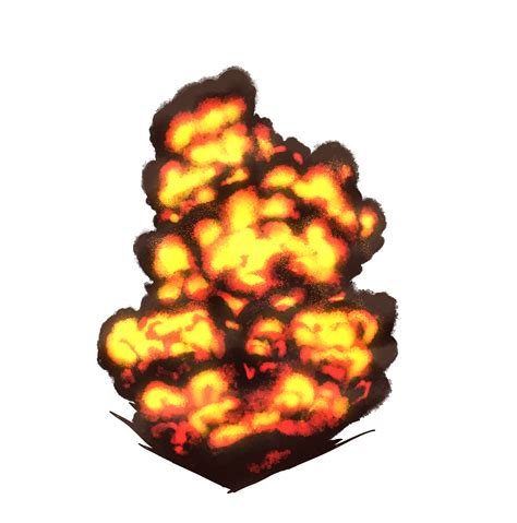 TechniqueLets Draw Explosions MediBang Paint The Free Digital Painting And Manga Creation