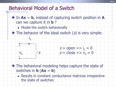 PPT Accurate Power Grid Analysis With Behavioral Transistor Network Modeling PowerPoint