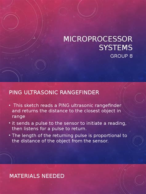 Microprocessor Systems Group 8 Pdf