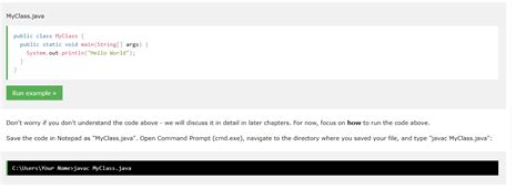 Cant Run Myclassjava Via Command Prompt Cmdexe In The Java