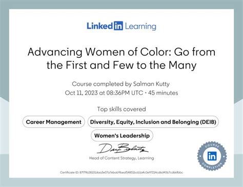 Salman Kutty On Linkedin Certificate Of Completion