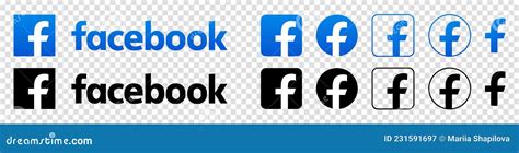 Facebook Vector Button Set Editorial Photography Illustration Of Line 231591697 Facebook Vector Button Set Editorial Photography Illustration Of Line 231591697