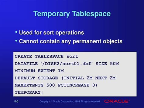 Managing Tablespaces And Data Files Ppt Download