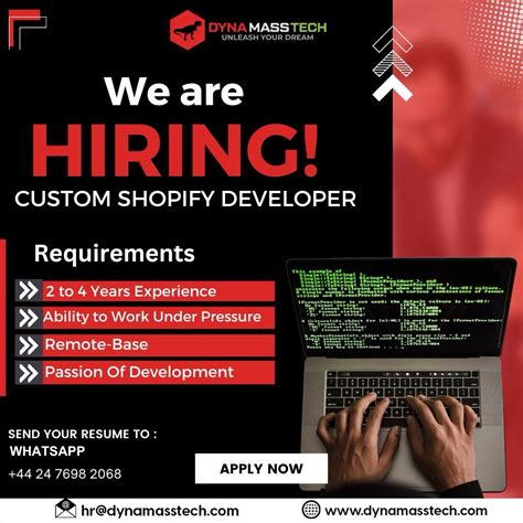 dynamasstech on linkedin dynamasstech shopifydeveloper remotejob