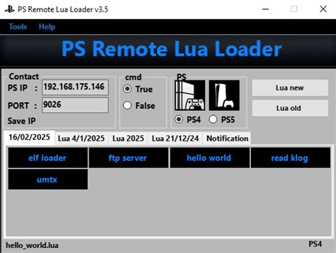 PS PS Rilasciato Aggiornamento Remote Lua Loader Di Master S V
