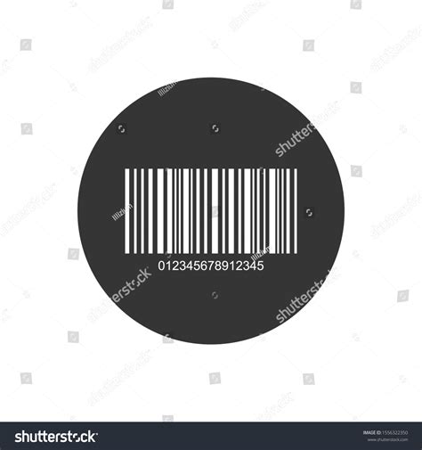 Bar Code Icon Vector Numbers Pattern Stock Vector Royalty Free 1556322350 Shutterstock