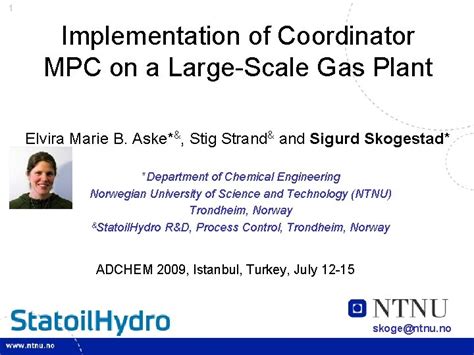 1 Implementation Of Coordinator Mpc On A Largescale