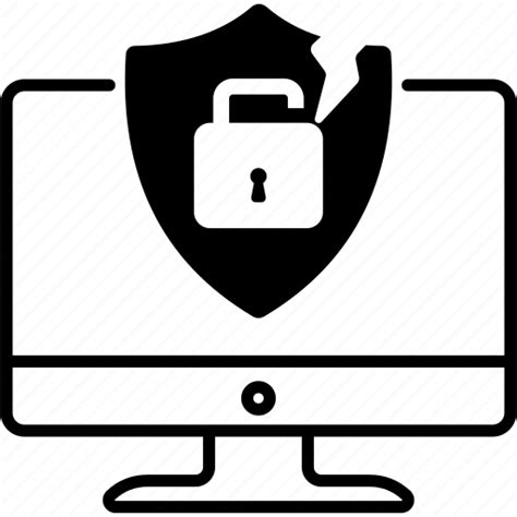 Security Breach Breach Hacked Alert Warning Threat Vulnerability