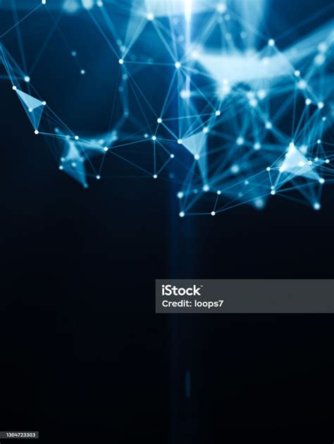 복사 공간을 가진 디지털 연결 네트워크 미래 지향적 배경 디지털 화면에 대한 스톡 벡터 아트 및 기타 이미지 디지털 화면 소셜 네트워킹 디지털 생성 이미지 Istock