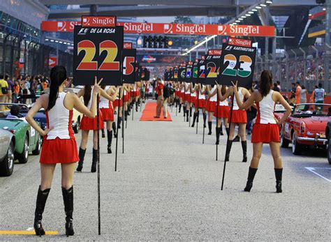 Singapore Grid Girls Graphics