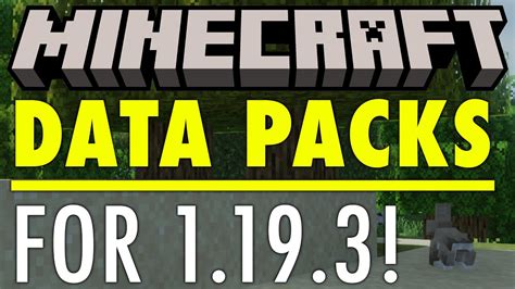 How To Download And Install Data Packs In Minecraft 1 19 3 Youtube