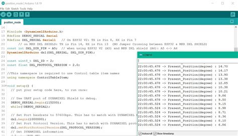 Esp32 Dxl Shield Mkr Mashup In Arduino Dynamixel Showcase Robotis