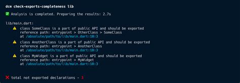 Check Exports Completeness Dcm Code Quality Tool For Flutter Developers