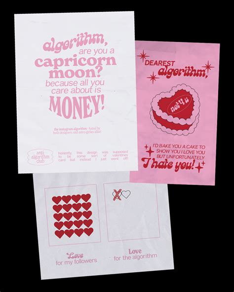 Anti Algorithm Valentines Designs Behance